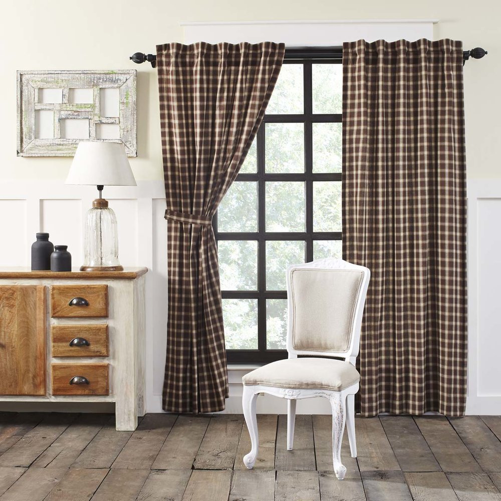 VHC Rory Farmhouse Curtain Panel Set – Pine Valley Quilts